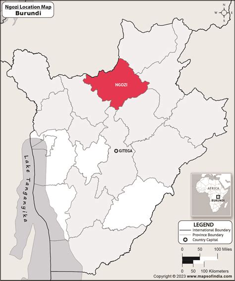 Where Is Ngozi Located In Burundi Ngozi Location Map In The Burundi