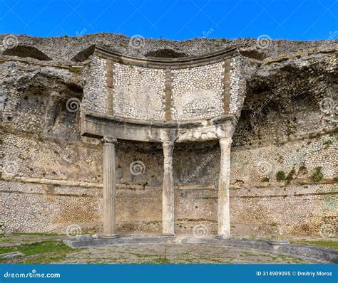 Sanctuary Of Fortuna Primigenia Palestina Stock Image Image Of