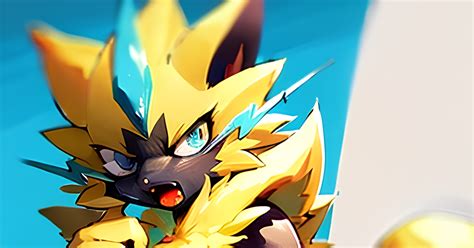 Furry Zeraora Furry Agitのイラスト Pixiv