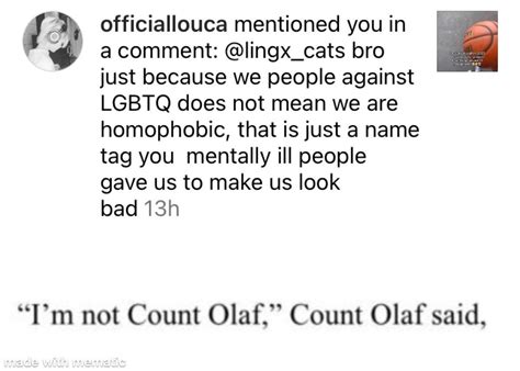 I Am Not Count Olaf R Meme