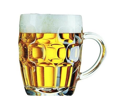 Britannia Dimple Beer Tankard Pint Glass Stephensons