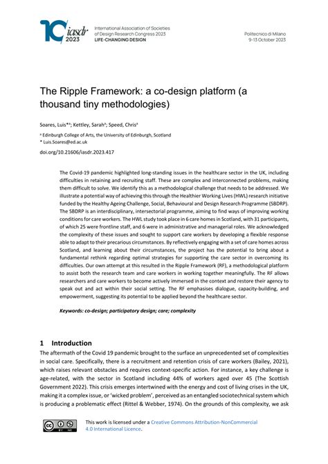 Pdf The Ripple Framework A Co Design Platform A Thousand Tiny