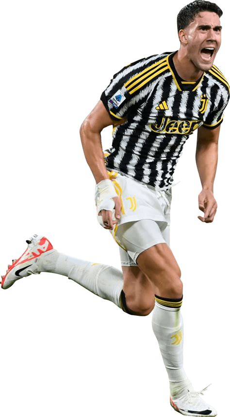 Dusan Vlahovic Juventus Football Render FootyRenders