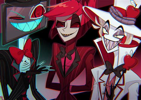 Programa De Televisión Hotel Hazbin Alastor Hotel Hazbin Lucifer Hotel Hazbin Fondo De