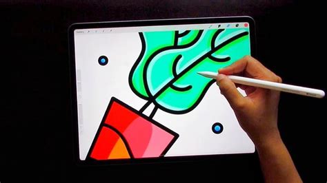 Procreate Doodles • Drawing A Simple Plant Doodle On Procreate Easy