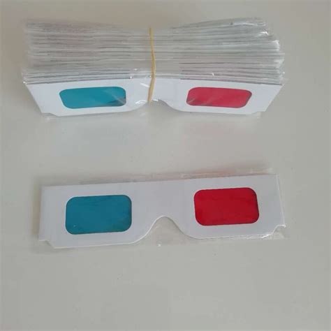 Universal 10 Pairs Paper 3d Glasses View Anaglyp Vicedeal