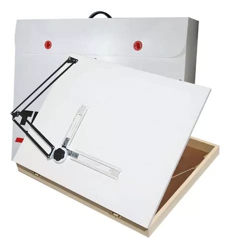 Prancheta De Desenho A2 Trident 5002m Com Mini Tecnigrafo Parcelamento Sem Juros