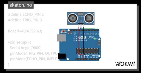 Project Ultrasonic Hanafi Wokwi ESP32 STM32 Arduino Simulator