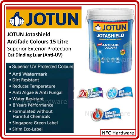 Jotun Jotashield Antifade Colours 15 Litre Superior Exterior Protection