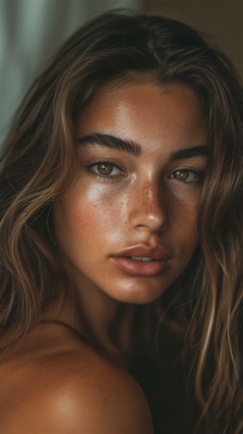 Freckled Beauty A Portrait Of Barbara Greg The Latina Model Embracing