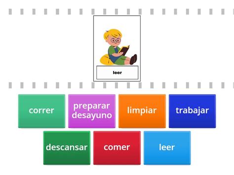 Actividades De Mi Familia Parte 2 Find The Match