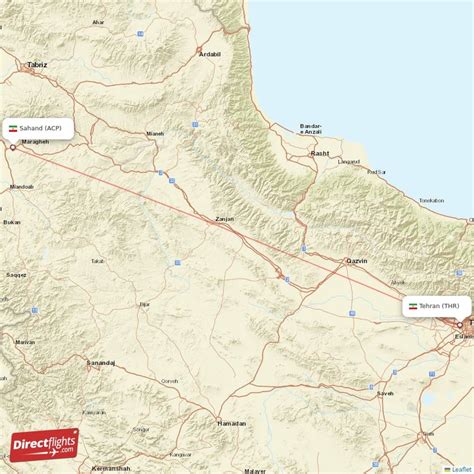 Direct Flights From Sahand To Tehran Acp To Thr Non Stop Directflights