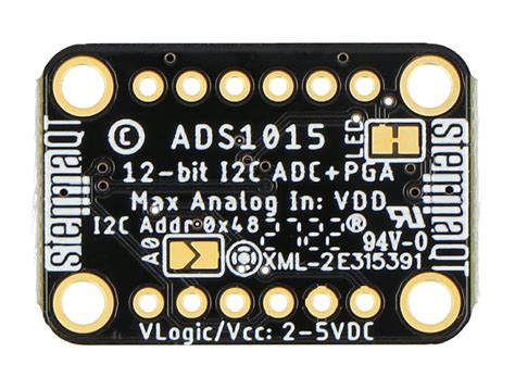 ADS1015 ADC 12 Bit 4 Kanal I2C Konverter Adafruit 1083 Botland Robotikgeschäft