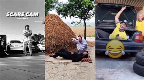 New Scare Cam Pranks 2023 20 Funny Videos Tiktok Compilation Youtube