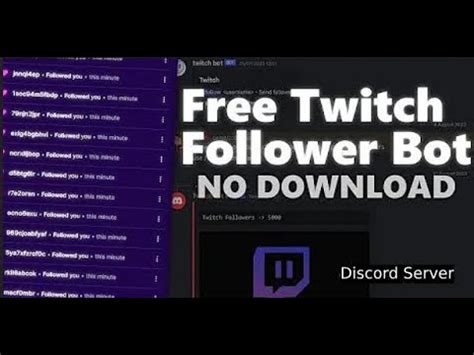 Twitch Follow Bot FREE | Discord Bot (2025) - YouTube