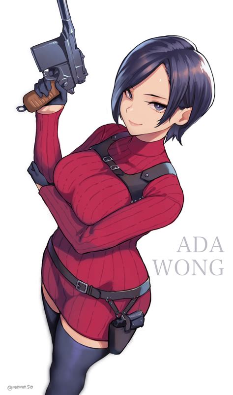 Ada Wong Resident Evil And 2 More Drawn By Meme50 Danbooru