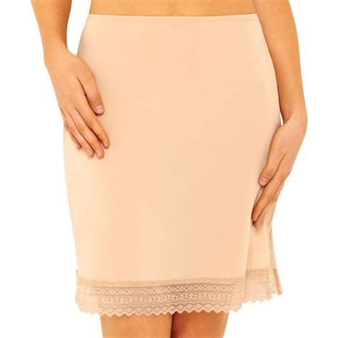 Nancy Ganz Shapewear Body By Nancy Ganz Lace Half Slip Warm Taupe