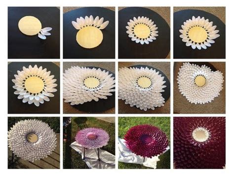 How To Make Beautiful And Easy Spoon Sunflower Art Craft Ideas