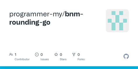 GitHub Programmer My Bnm Rounding Go