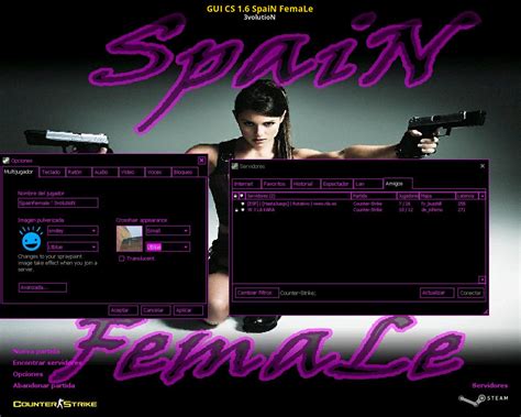 Gui Cs 16 Spain Female Mod For Counter Strike 16 Cs16 Mods