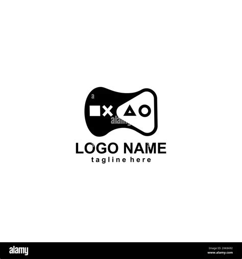Console Play Logo Design Vector Stock Vector Image And Art Alamy