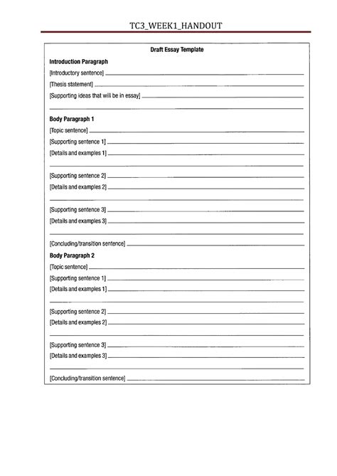 Tc3 Week1 Session 2 Drafting Sheet Tiếng Anh Sơ Trung Cấp Tc3 Week1