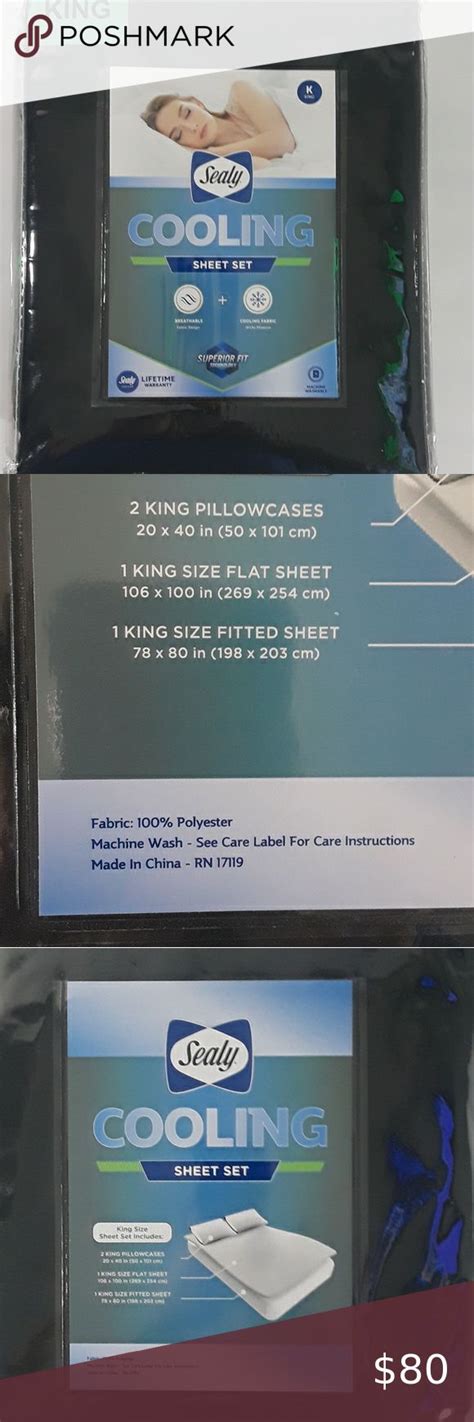 Spotted While Shopping On Poshmark Sealy Cooling Sheet Set Poshmark