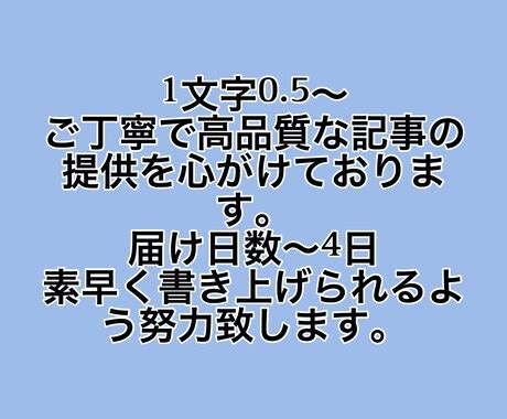 分かりやすくすぐに目に入るような記事を書きます 安く素早く丁寧にご提供させて頂きます 記事Webコンテンツ作成 ココナラ