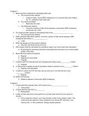 Methods Of Calculating Heart Rate And Rhythm Interpretations Course Hero