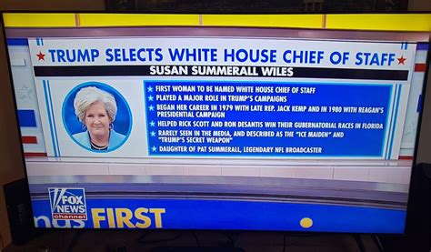 St Augustine News Local Woman Susie Wiles Becomes First Female Wh Chief Of Staff For