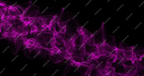 Premium Photo Abstract Beautiful Bright Purple Glowing Energy