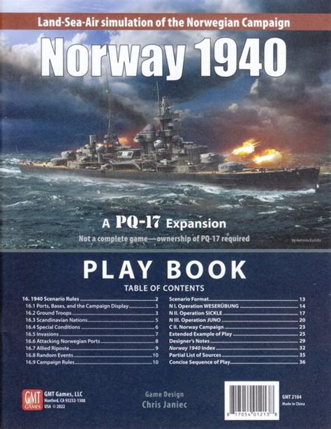 Vassal Moduleextension Norway 1940 A Pq 17 Expansion