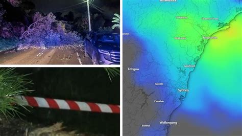 Flood Warnings As Heavy Rain Strong Winds Smash Sydney Nsw Central