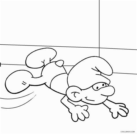 Desenhos de Smurf para colorir Páginas para impressão grátis