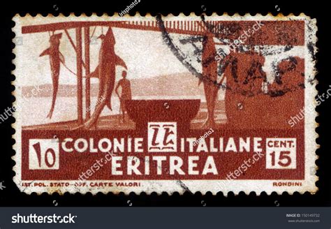 Eritrea Circa 1934 Stamp Printed By Stock Photo 150149732 Shutterstock