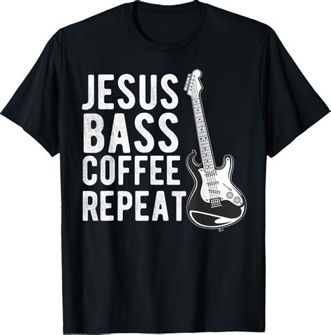Tiny Hug Christian Bass Guitar Player Worship Jesus Bassist Music T