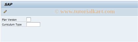 LSO PVDCEL SAP Tcode Curriculum Type Elements