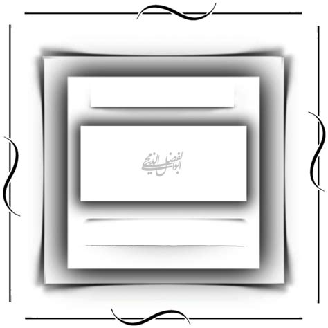 کادر و برچسب سایه کادر متن نگار