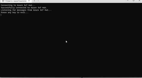 How Can I Receive Messages To A C Console App From An Azure Iot Hub Device Using The Azure Iot