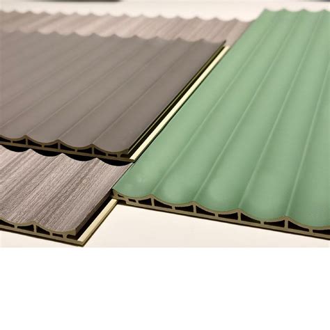 Waterproof Wpc Wall Panel Cladding Interior Wooden Plastic Fluted