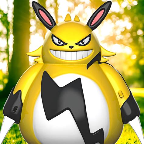 Totoro Electabuzz Grizzbolt Palworld 3d Model 3d Printable Cgtrader