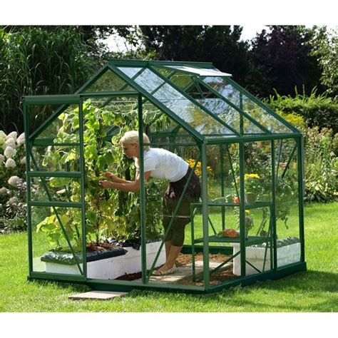 Vita Greenhouses 6ft X 6ft Value Green Metal