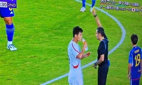 Viral Ulah Tengil Pemain Timnas Korea Utara Minta Minum Ke Ofisial