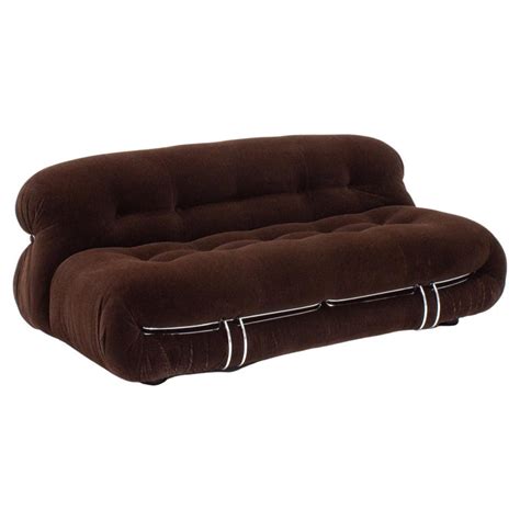 Afra And Tobia Scarpa Soriana Two Seat Sofa For Cassina 1969 Italy
