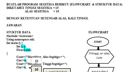 Contoh Soal Program Segitiga Persegi Panjang Dan Lingkaran