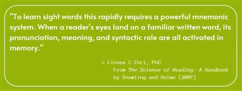 Ehris Phases Of Sight Word Reading — Rooted In Language