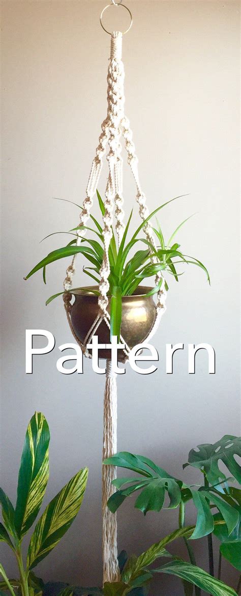 Free Printable Macrame Plant Hanger Patterns Printable Templates