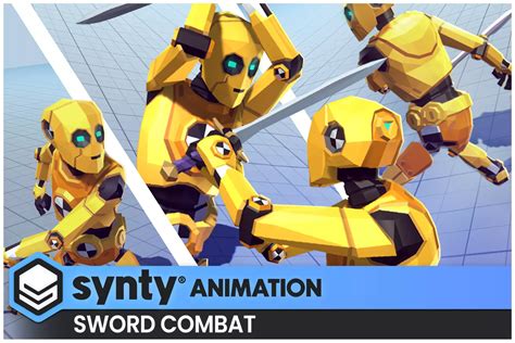 synty animation sword combat unityhub pro бесплатные ассеты для