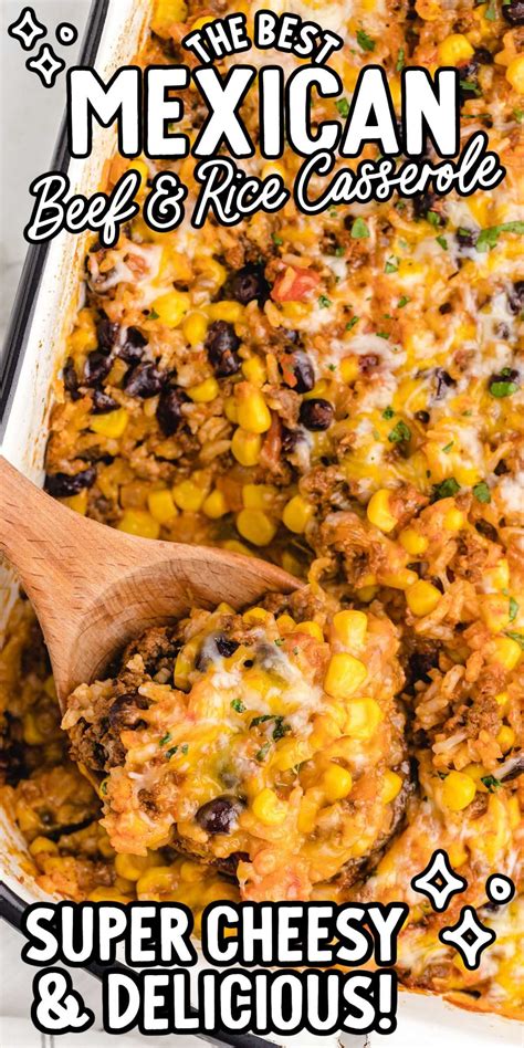 Mexican Beef And Rice Casserole Artofit