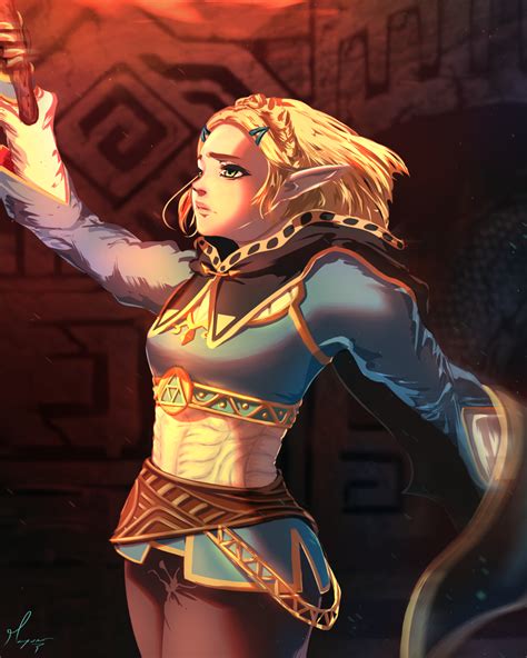 Princess Zelda ~ Tears Of The Kingdom By Meyunodraw On Deviantart